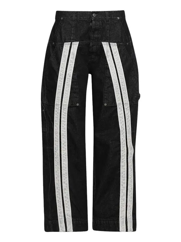 RIVINGTON ROI REBIS Straight Leg Shaker Pants - Black