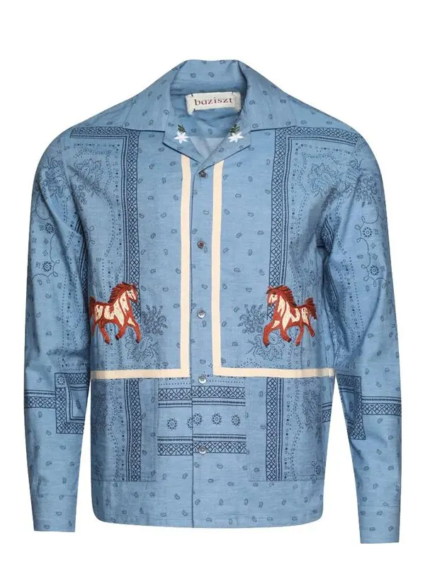 BAZISZT Ranch Shirt - Blue