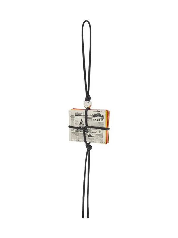 Loewe Newspaper Charm - Multicolor