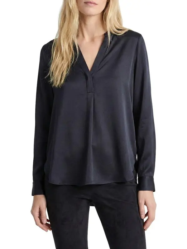 Vince Long Sleeve Shirt - Blue