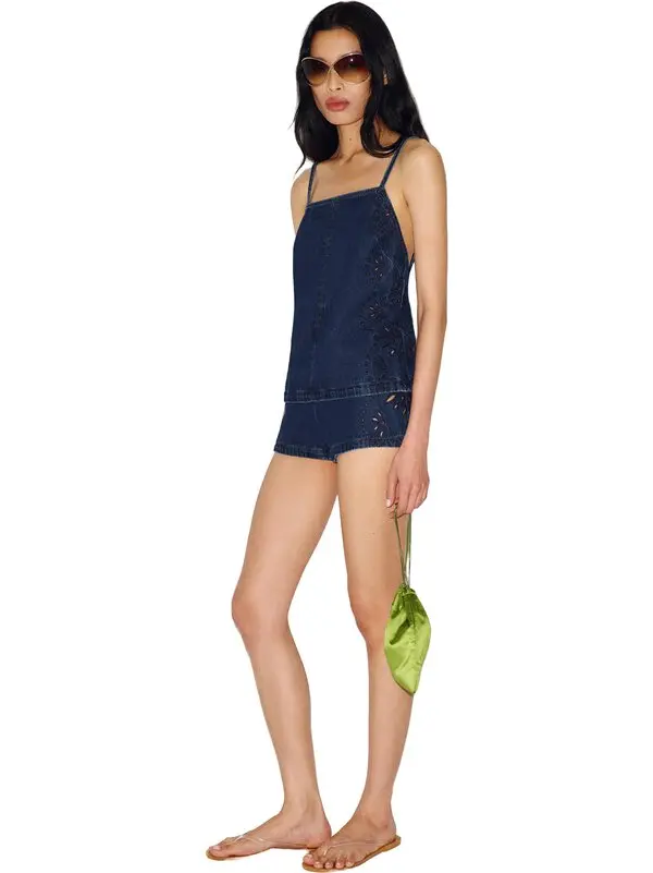 REFORMATION Bernice Denim Two Piece Set - Blue