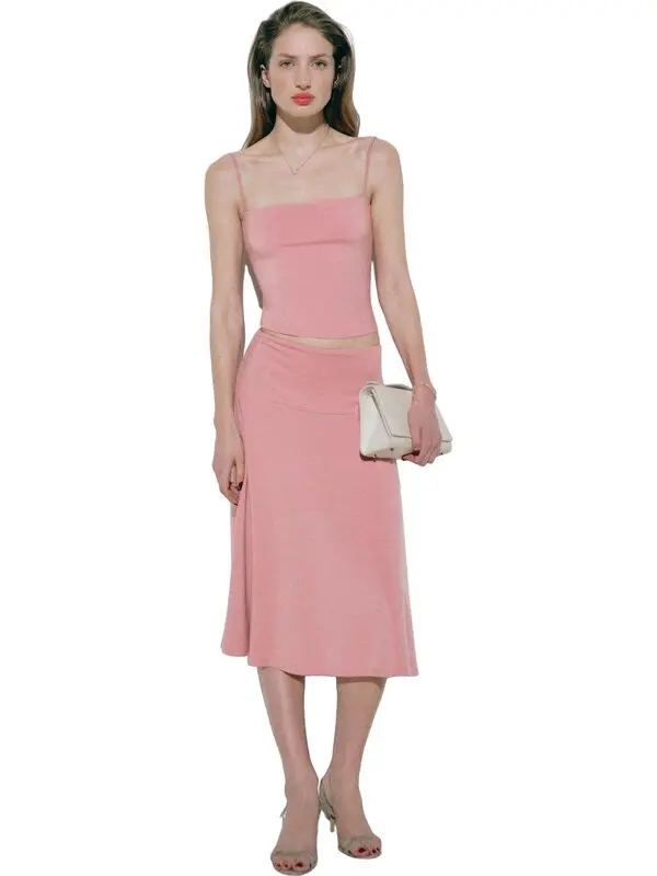 REFORMATION Knit Two Piece Set - Pink