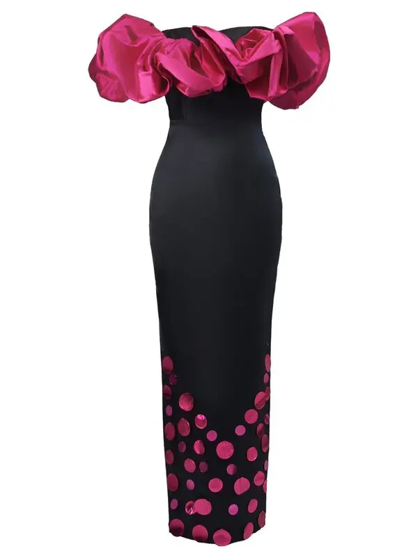 SPRING STITCHES Diana Hand Embellished Dress - Pink