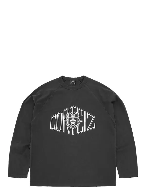 CORTEIZ Sophomore Raglan Long-sleeve Shirt - Black