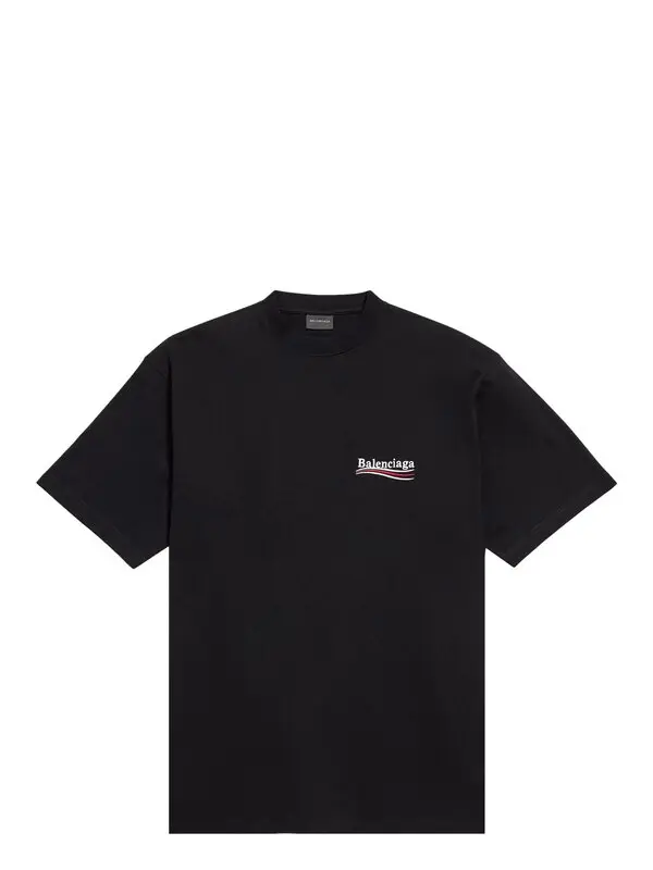 Balenciaga Political Campaign T-shirt - Black