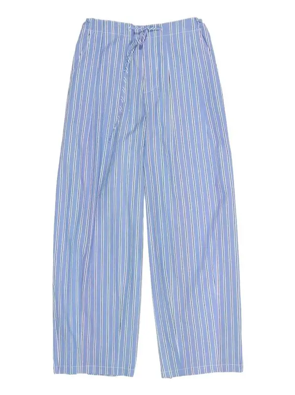 Bimba Y Lola Striped Cotton Jogger Trousers - Blue