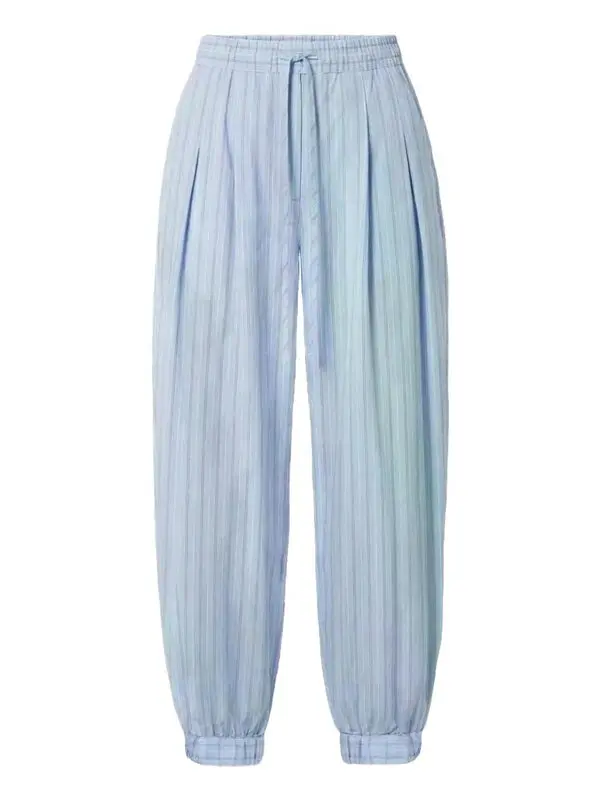 NICHOLAS Liselle Striped Balloon Trousers - Blue