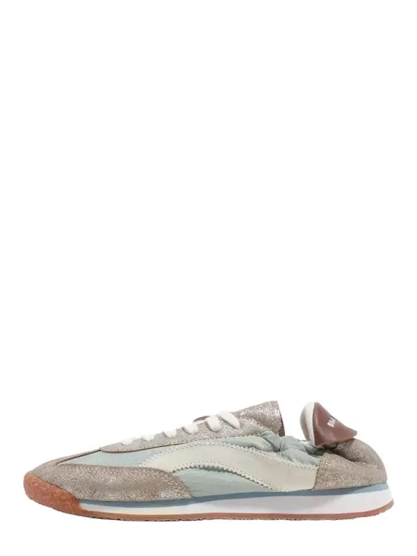 Bimba Y Lola Metallic Panel Sneakers - Silver