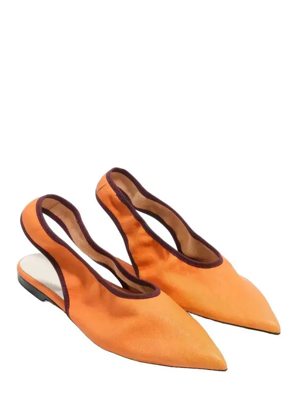 Bimba Y Lola Slingback Ballet Flats - Orange