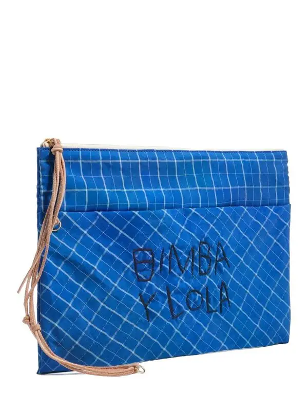 Bimba Y Lola Pouch With Embroidered Logo - Blue