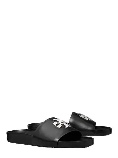 Tory Burch Charlie Sport Slide Sandal - Perfect Black