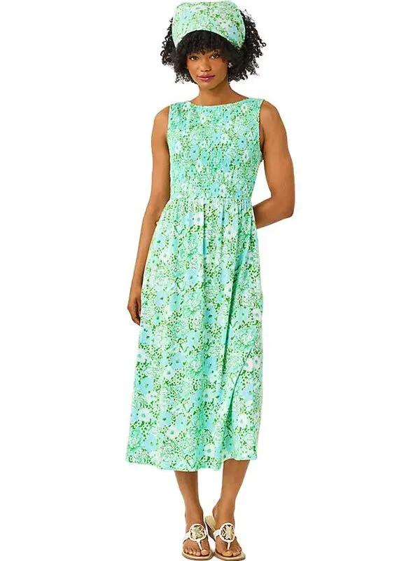 Lilly Pulitzer® Finnley Midi Dress - Mint Condition Burst Of Joy