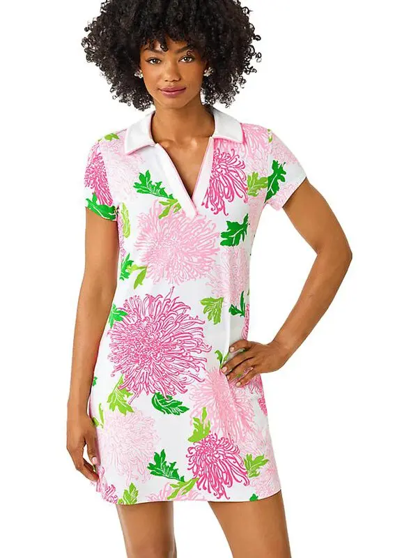 Lilly Pulitzer® Upf 50+ Luxletic Cayo Costa Dress - Resort White Lil Go With The Flow