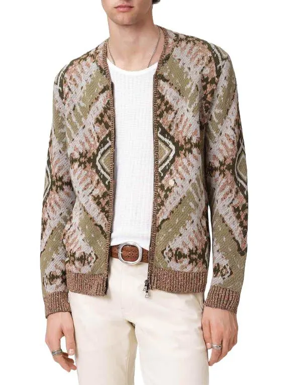 John Varvatos Cortano Knit Jacket - Pistachio
