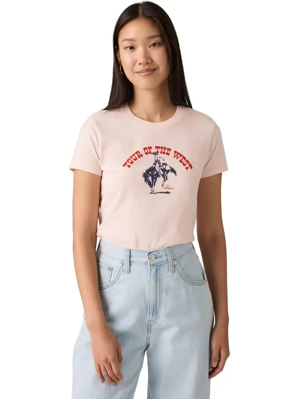 LEVI'S Tour Of The West" Graphic T-shirt - Bucking Bronco