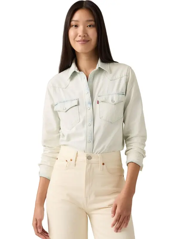 LEVI'S Ultimate Western Denim Shirt - Glacial Pace