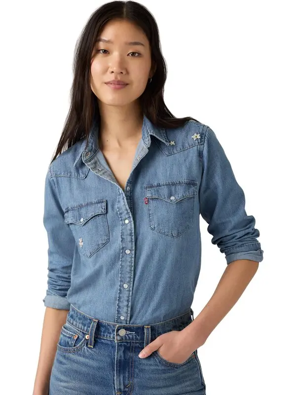 LEVI'S Ultimate Western Shirt In Chambray - Bee In The Bonnet Western