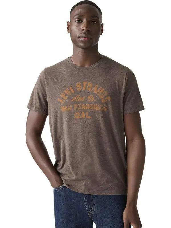 LEVI'S Classic Graphic T-shirt - Burlap Stack Bracken