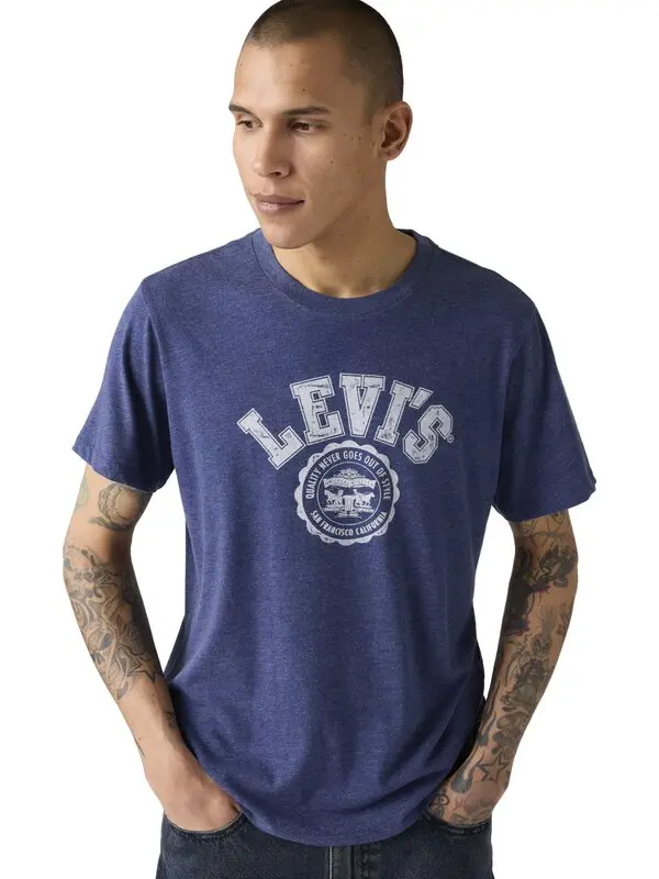 LEVI'S Classic Graphic T-shirt - Crest Blue Depth