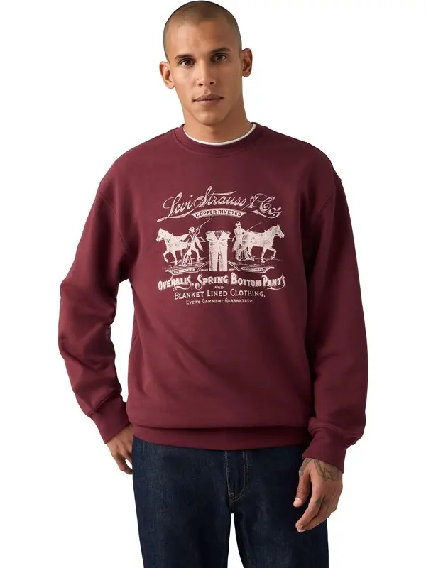 LEVI'S Relaxed Graphic Crewneck Sweatshirt - Archival