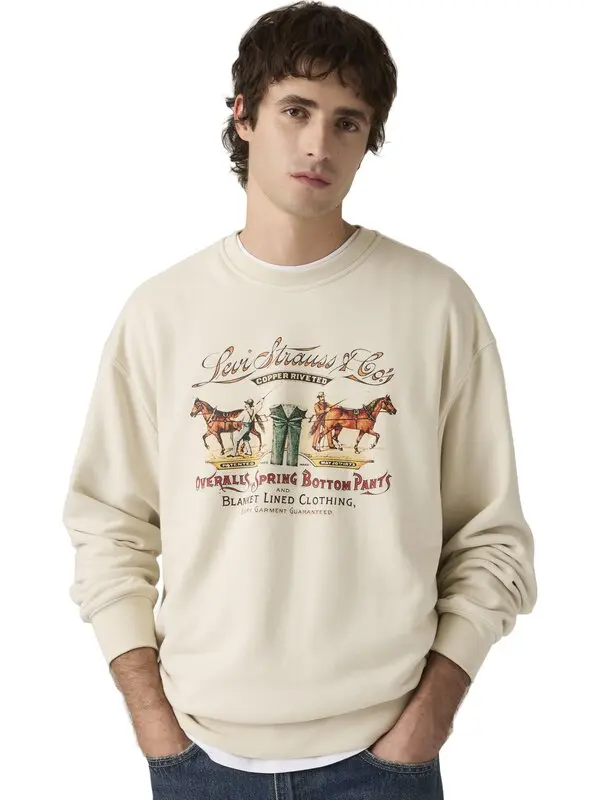 LEVI'S Relaxed Graphic Crewneck Sweatshirt - Archival