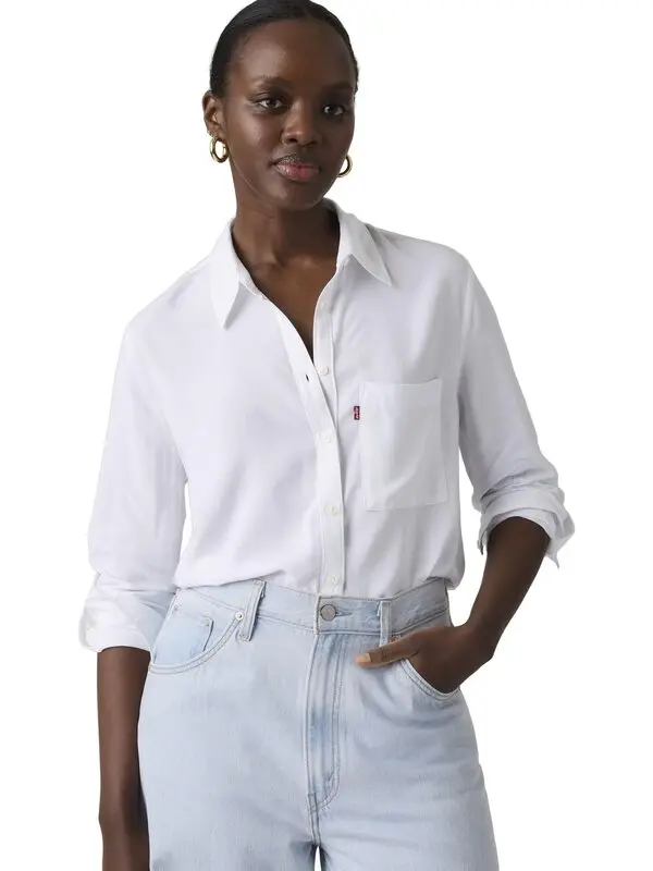 LEVI'S Darlene Utility Shirt - Bright White