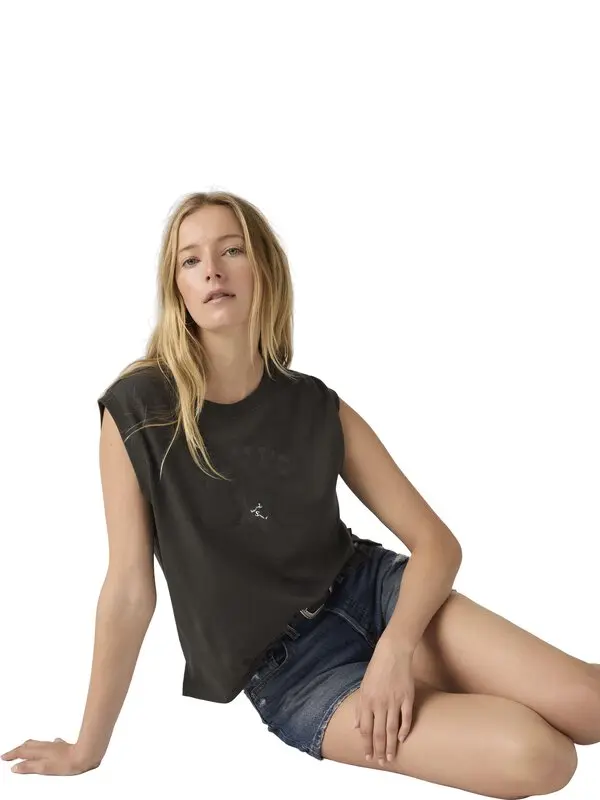 LEVI'S Graphic Logo Boxy Tank Top - Tank Archival Boots