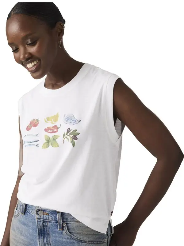 LEVI'S Graphic Boxy Tank Top - Tank Fruit Grid