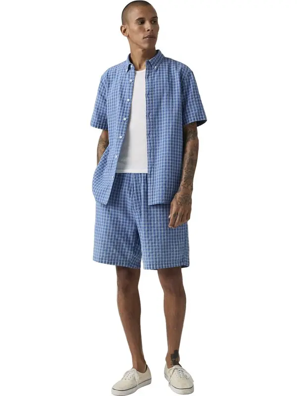 LEVI'S Boxer Dobby 7" Shorts - Sunshine Indigo Dobby