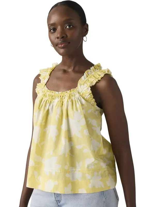 LEVI'S Meg Cotton Floral Print Blouse - Regina Floral Raf