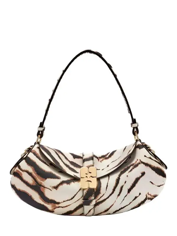 GANNI B-kat Shoulder Bag - Neutrals