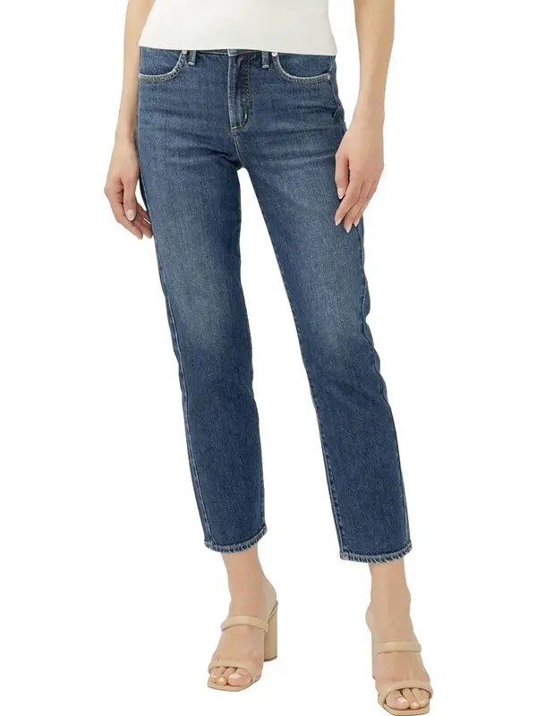 SILVER JEANS CO. Most Wanted Ankle Straight Leg Jeans - Rewind