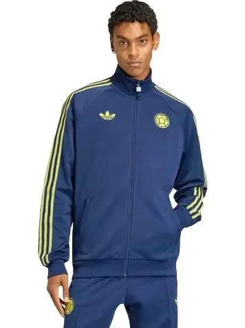 Adidas Colombia National Team Originals Full-zip Track Jacket - Navy