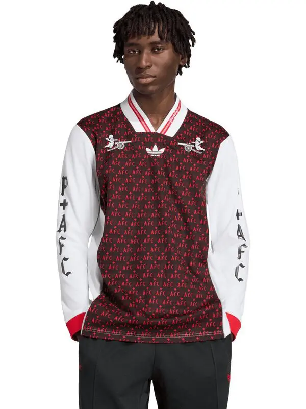 Adidas Arsenal X Places+faces Lifestyler Long Sleeve Jersey - Black