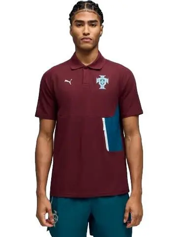 PUMA Portugal National Team Tech Polo - Maroon