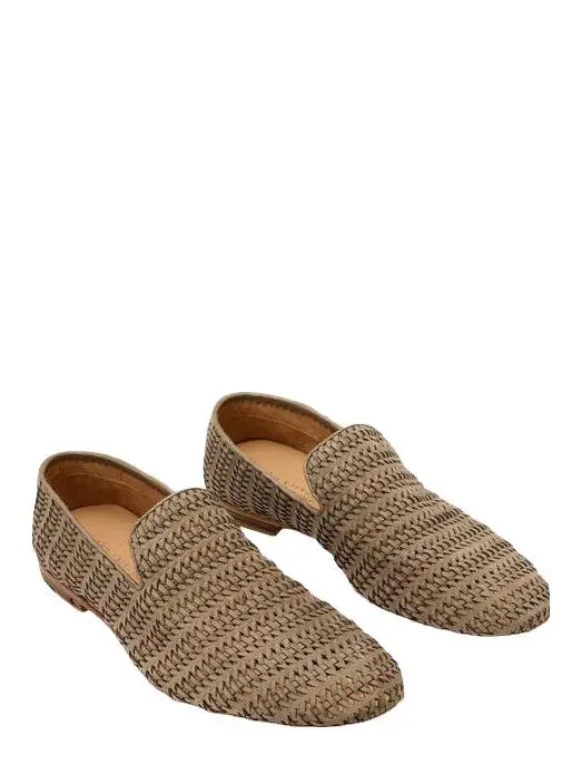 John Varvatos Venice Woven Loafer - Almond