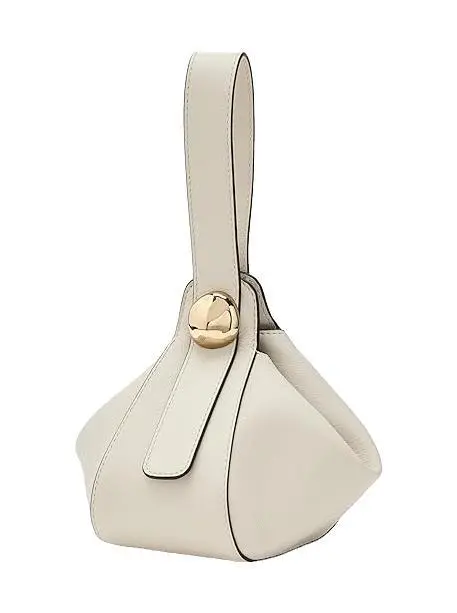 Madewell Organic Drop Hand Held Bag - Bone