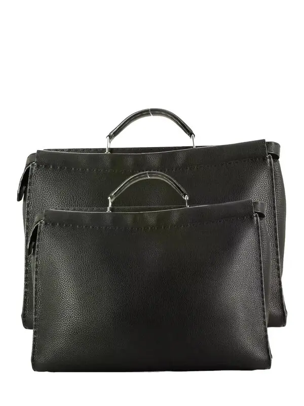 Fendi Large Peekaboo Handbag - Black