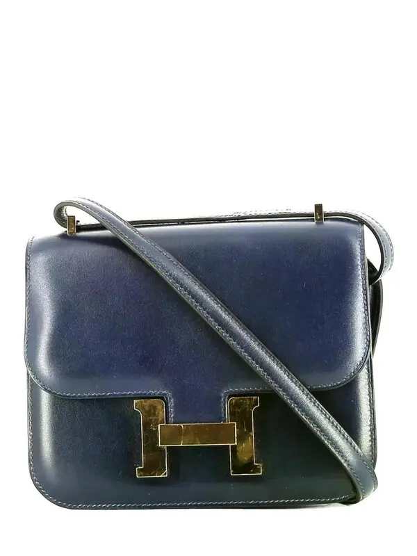 Hermès 2021 Constance 18 Shoulder Bag - Blue