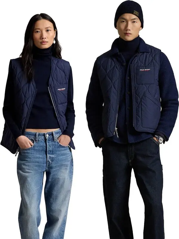 Ralph Lauren Polo Sport Quilted Vest - Newport Navy