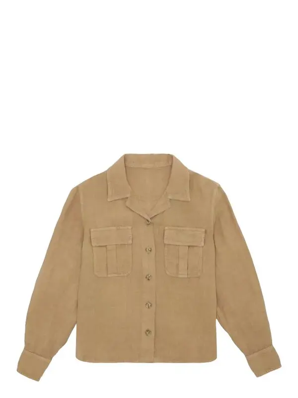 FORTELA Bia Military Shirt - Neutrals