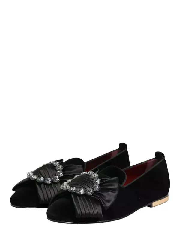 Dolce & Gabbana Embellished Loafers - Black