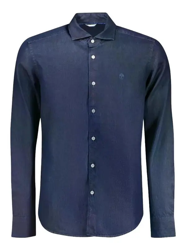 NORTH SAILS Embroidered-logo Denim Shirt - Blue