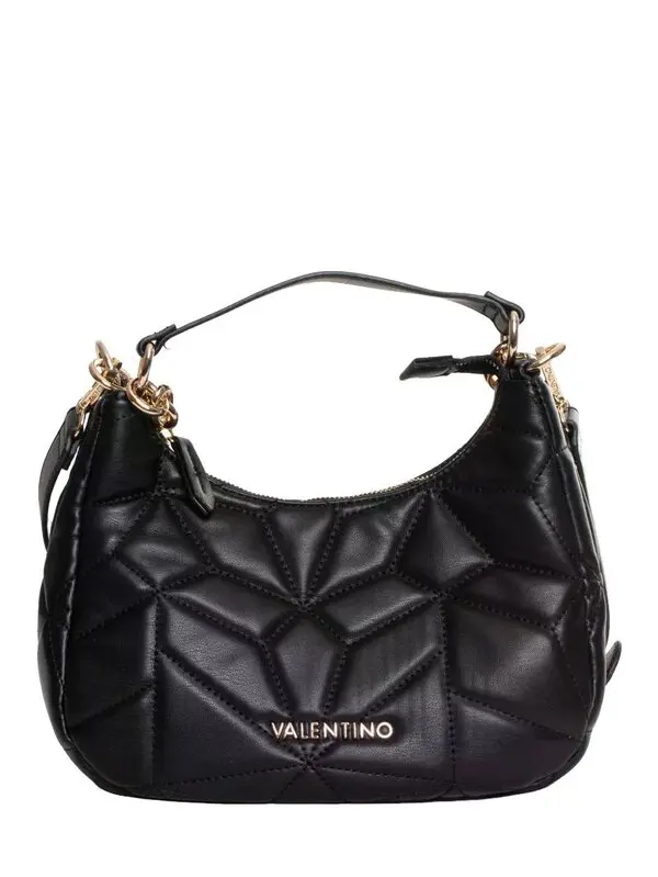 MARIO VALENTINO Quilted Shoulder Bag - Black