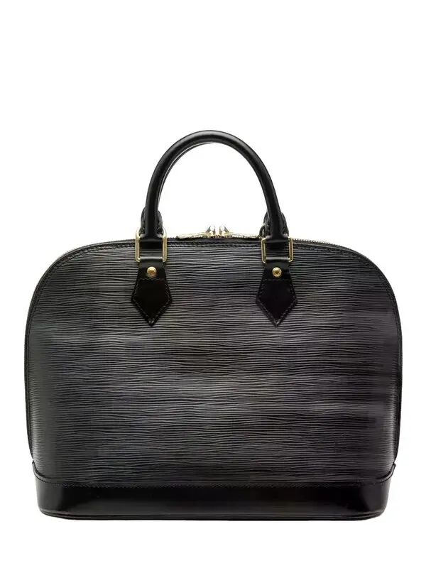 LOUIS VUITTON Epi Alma Pm Handbag - Black