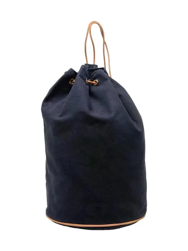 Hermès Toile Polochon Mimile Backpack - Blue