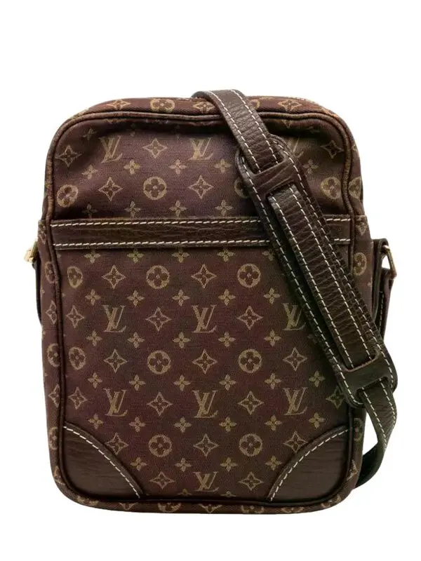 LOUIS VUITTON Monogram Mini Lin Danube Crossbody Bag - Brown