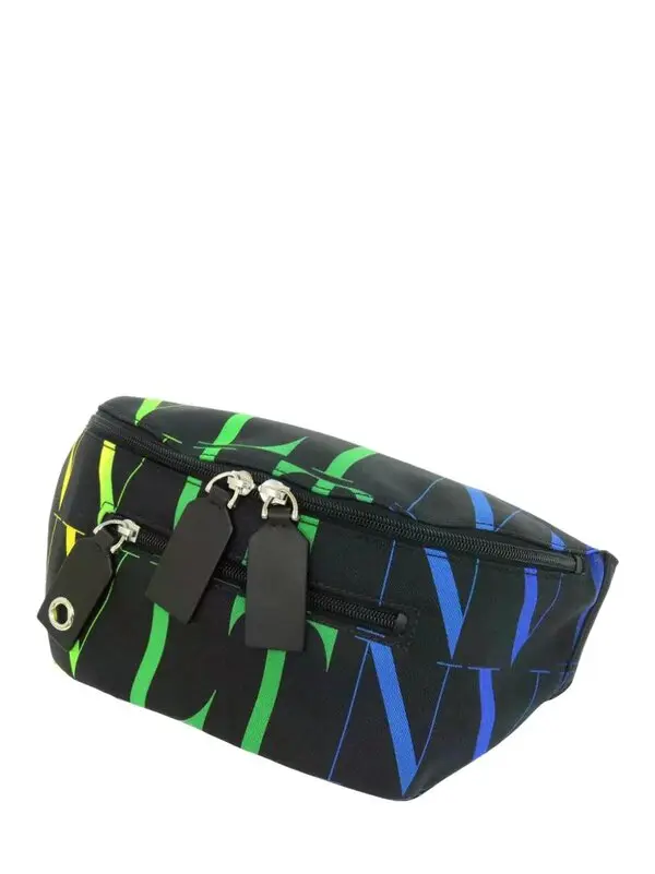 Valentino Garavani Nylon Vltn Belt Bag - Black