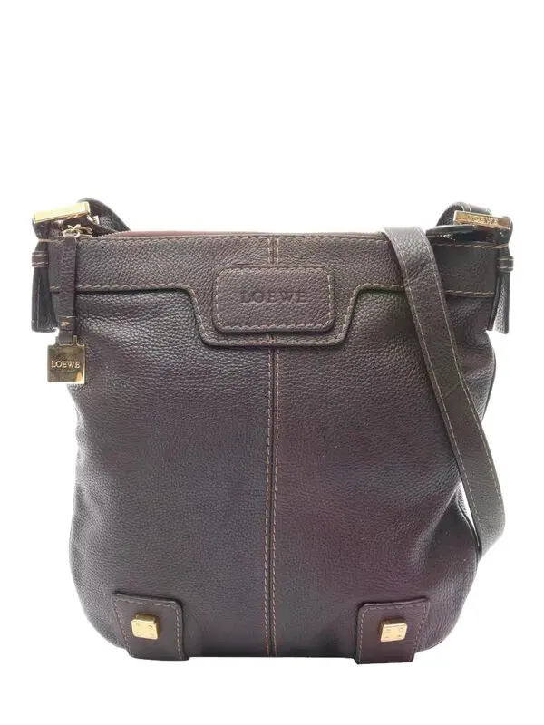 Loewe Leather Crossbody Bag - Brown
