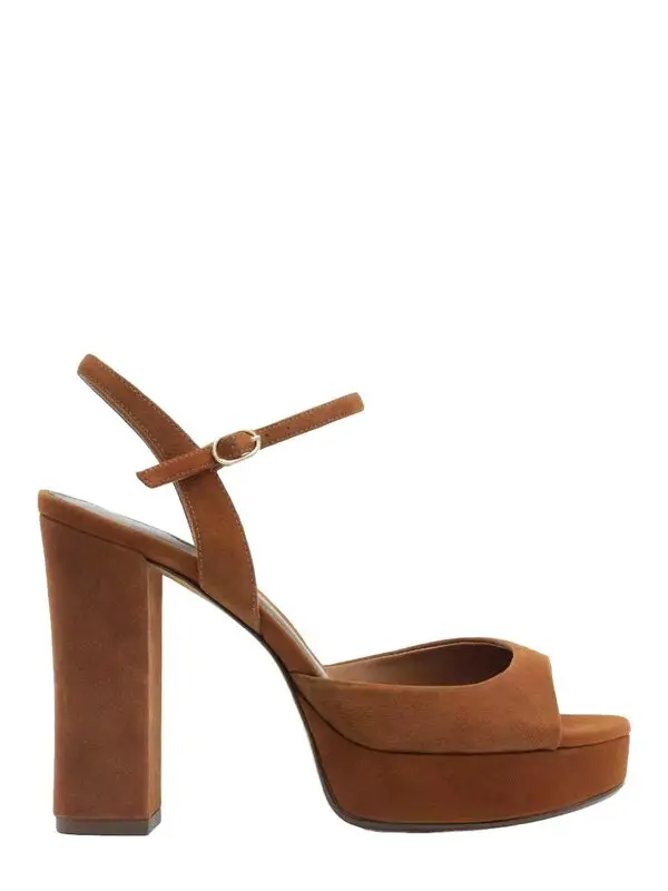 ALEXANDRE BIRMAN Amy Platform Sandals - Brown